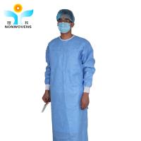 China 120*140cm SMS Material Gowns ISO13485 EN13795 Certification Disposable Surgical Gown for sale