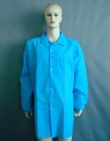 China Nonwoven Fabric Disposable Laboratory Coats Polypropylene Lab Coat 138*152 for sale