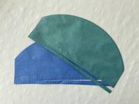 China 62x13cm Disposable Hair Net Cap , SMS Nonwoven Hair Scrub Caps for sale