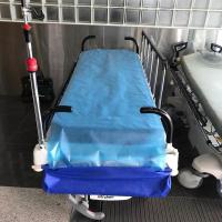 China SMS Waterproof Disposable Bedsheet Roll , Table Cover Rolls 30-45gsm for sale
