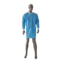 China 25-40gsm Disposable Lab Coat Men And Women For Doctor for sale