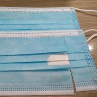 China Nonwoven Three Ply Disposable Face Mask 2 Layers 25gsm Pp for sale