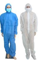 China Polypropylene Disposable Protective Wear , OEM Non Woven Coverall Disposable for sale
