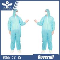 China Construction Disposable Coverall Suits 30-40gsm Dust Proof Disposable Full Body Suit for sale