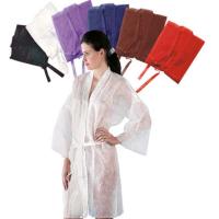 China length 130cm Disposable Kimono Gowns , Unisex Disposable Spa Gown ISO13485 for sale