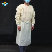 China YIHE CE Disposable Isolation Gown , PP SMS Blue Isolation Gowns for sale