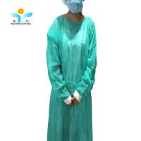 China 16-45gsm SPP Disposable Isolation Gown With Waist 2 Ties And Certificates for sale
