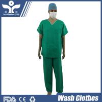 China OEM Disposable Protective Suits , Top Pant 60g Hospital Surgical Scrubs for sale