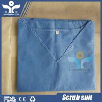 China YIHE Thread sewing Disposable Protective Suits , SMS Scrub Suit With Collar for sale