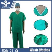 China OEM Disposable Protective Suits , Top Pant 60g Hospital Surgical Scrubs for sale