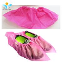 China 30GSM Disposable Shoe Covers , CPE SMS Pp Non Woven Shoe Cover for sale