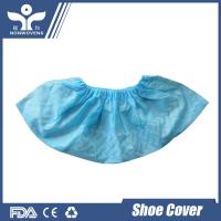 China PP CPE Shoe Cover Blue 17x40cm ISO13485 for Cleanroom Use for sale