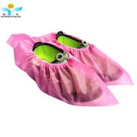 China Fluid Resistant Disposable Shoe Covers PP PE Thick For Food Processing for sale