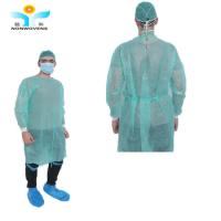 China OEM  Waterproof Acid Proof  Disposable Isolation Gowns For Hospitals for sale