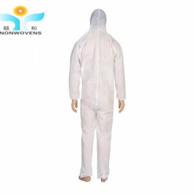 China Polypropylene Disposable Protective Wear , OEM Non Woven Coverall Disposable for sale