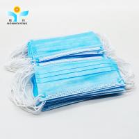 China Elastic Earloop CE 3 Ply Disposable Face Mask With BFE  protective for sale