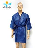 China OEM Non Woven Disposable Kimono Gowns For Beauty Salons for sale