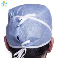 China Hospital Non Woven Fabric Hair Net Cap Covers Disposable For Nurse And Doctor for sale