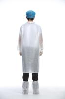 China Disposable PP Dust Proof Lab Coat, Medical Disposable Lab Coat in polypropylene non woven fabric for sale