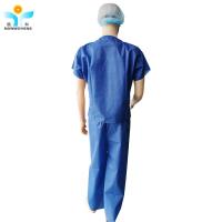China 20-50gsm Disposable Protective Suits For Patients Non Woven Industries for sale
