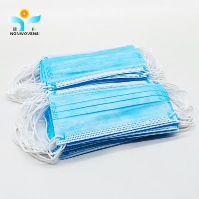 China Nonwoven Fabric Disposable Face Mask Unisex With Earloop Logo Printed for sale
