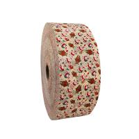 China Nonwoven  Fabric Roll Gowns Raw Materials Printed Christmas Nonwoven Fabric for sale