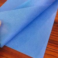 China Blue SMS Nonwoven Fabric For Medical Coverall Surgical Gown Use for sale