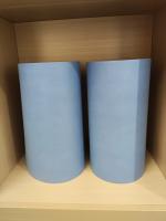 China Nonwoven Soft Hydrophilic Non Woven Fabric For Diaper Raw Material Blue White Yellow for sale