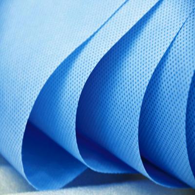 China 3.2m Medical Blue Non Woven Fabric Polypropylene SMS PP Spun for sale