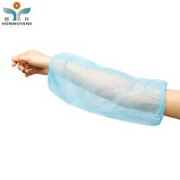 China Eco Friendly PP Non Woven Fabric Arm Cover With Elastic Cuff For Home Cleaning for sale