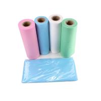 China Factory Price Disposable Examination Bed Cover Sheet Roll Nonwoven Fabric PP PP+PE for sale