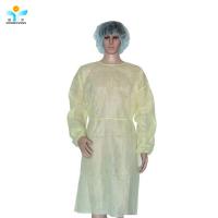 China Disposable Isolation Gowns Elastic Cuff Lightweight 16-45gsm Breathable CE Certified for sale