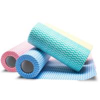 China Spunlace Non Woven Disposable Cleaning Kitchen Wipe Fabric Roll for sale
