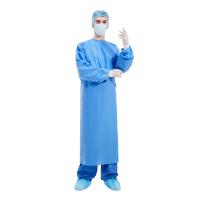 China Disposable Surgical Medical Gown Reinforced Hospital Uniforms for sale