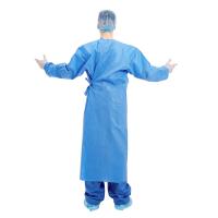 China Isolation Disposable Protective Clothing Medical Gown Blue S-XXXXL for sale