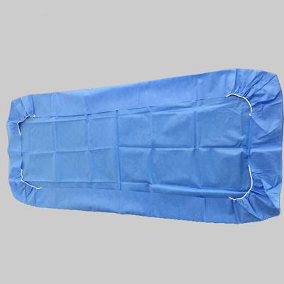 China SMS Disposable Table Cover 45gsm Pad Mattress Hospital Bedding for sale