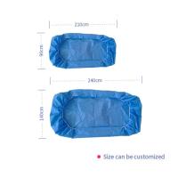 China Medical Disposable Non Woven Bed Cover Full Bed Cover Elastic Underpad for sale