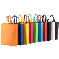 China Custom Logo Design selective color SMS Non Woven Fabric Foldable Tote Bag for sale