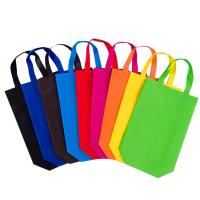 China Custom Logo Design selective color SMS Non Woven Fabric Foldable Tote Bag for sale