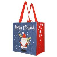 China Eco Shopping Tote Bag Reusable Christmas Non Woven Bag For Gift for sale