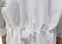 China Disposable White Protective Wear Type 5 Type 6 Standard Nonwoven fabric Men Coveralls for sale