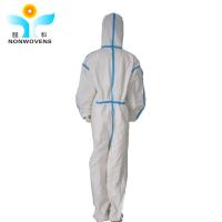 China 30gsm - 70gsm Disposable Protective Suits Microporous Coverall SF Non Woven Medical Level for sale