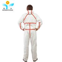 China 30gsm - 70gsm Disposable Protective Suits Microporous Coverall SF Non Woven Medical Level for sale