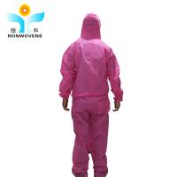 China Industry Using Disposable Non Woven Coverall SMS Protective Suit Isolation Overall for sale