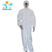 China Industry Using Disposable Non Woven Coverall SMS Protective Suit Isolation Overall for sale