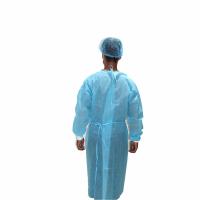 China Nonwoven SMS Disposable Isolation Gown Coverall Personal Protective for sale