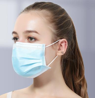 China Disposable 3ply Earloop Face Mask Medical Surgical Face Masks for sale