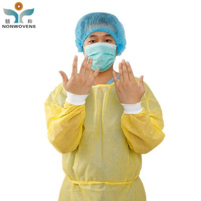 China CE AAMI Level 2 Isolation Gowns Disposable Protective Clothing Medical Gown for sale