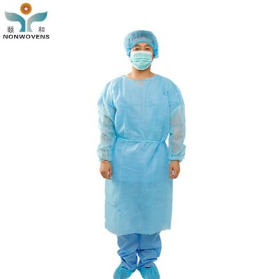 China Medical SS TNT Disposable Isolation Gown Surgeon Gown For Hospital Medical Using for sale