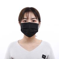 China Disposable Medical 3 Ply Non Woven Face Mask Black Color for sale